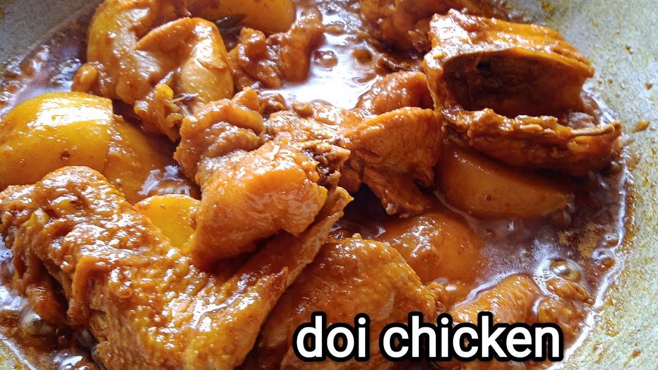 Doi chicken recipe in bengali | Dahi chicken recipe | Delicious Yogurt ...