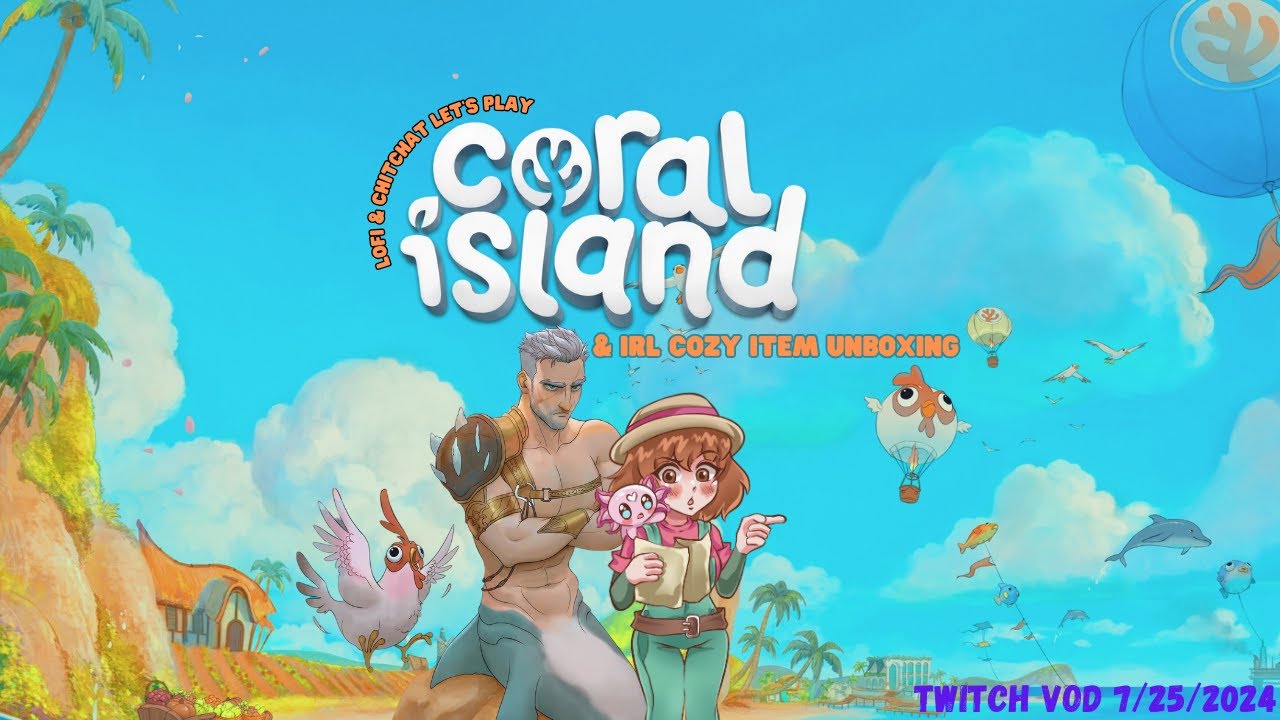 Lofi & ChitChat's Let's Coral Play Island & Have a IRL Cozy Corner Item ...