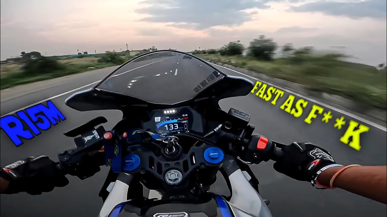 FULL THROTTLE POWER OF R15M 🔥 | GOPRO HERO 10 CINEMATIC POV #yamaha ...