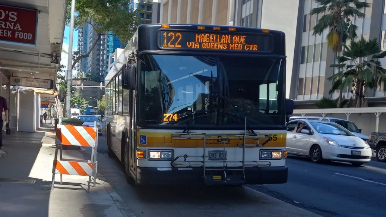 TheBus Honolulu (HI) Route 122 Alapai Transit Center Bus 055 [2010 ...