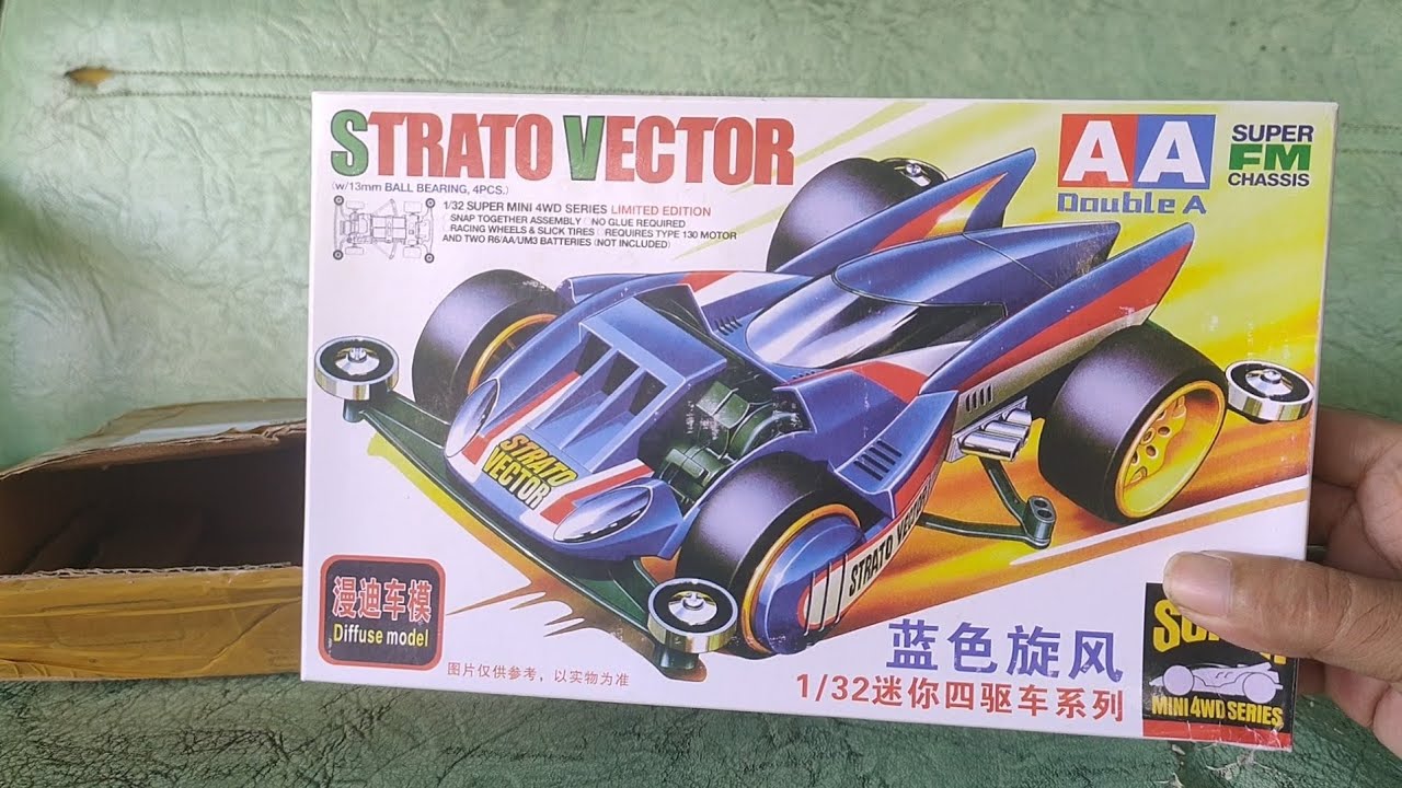 Unboxing tamiya strato vector juaranya side damper class / bmax - YouTube