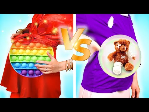 KEHAMILAN KAYA VS MISKIN 💸 Situasi Lucu Gadis Tajir vs Bokek oleh Kreatif Panda