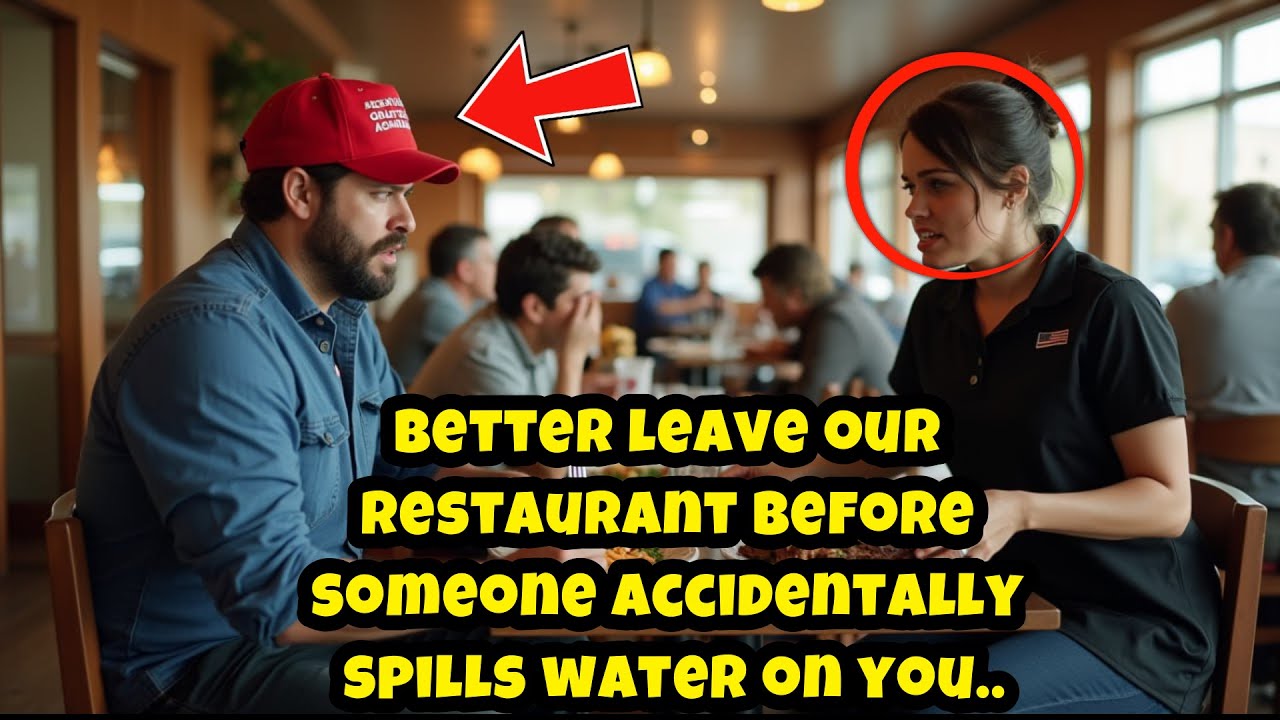 Restaurant Waitress Deliberately Drops Food On Republican In Maga Hat ...
