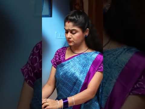 173: Hot Aunty | Tamil serial actress hot | Milky silky satin saree scene #hot #tamilwife