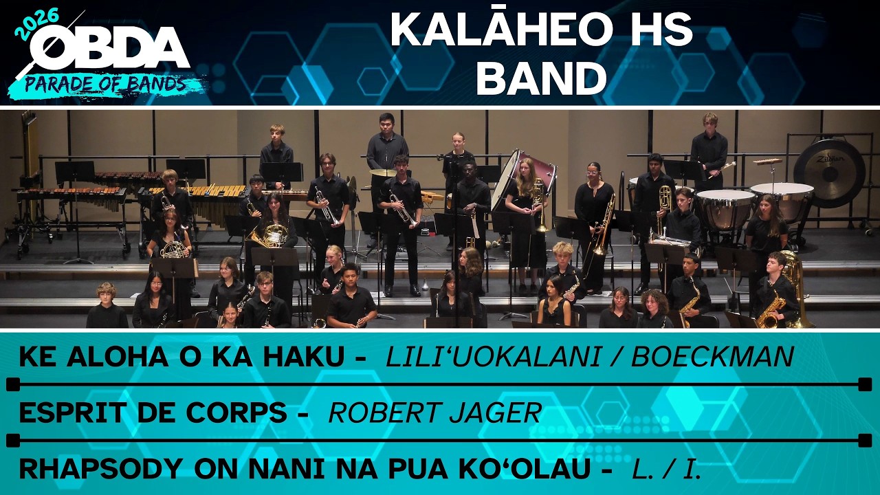 ① Ke Aloha O Ka Haku ② Esprit de Corps ③ Rhapsody on Nani Na Pua Ko ...