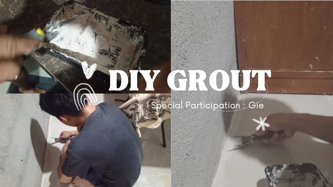 PAANO MAGLAGAY NG GROUT SA TILES| DIY GROUT - YouTube