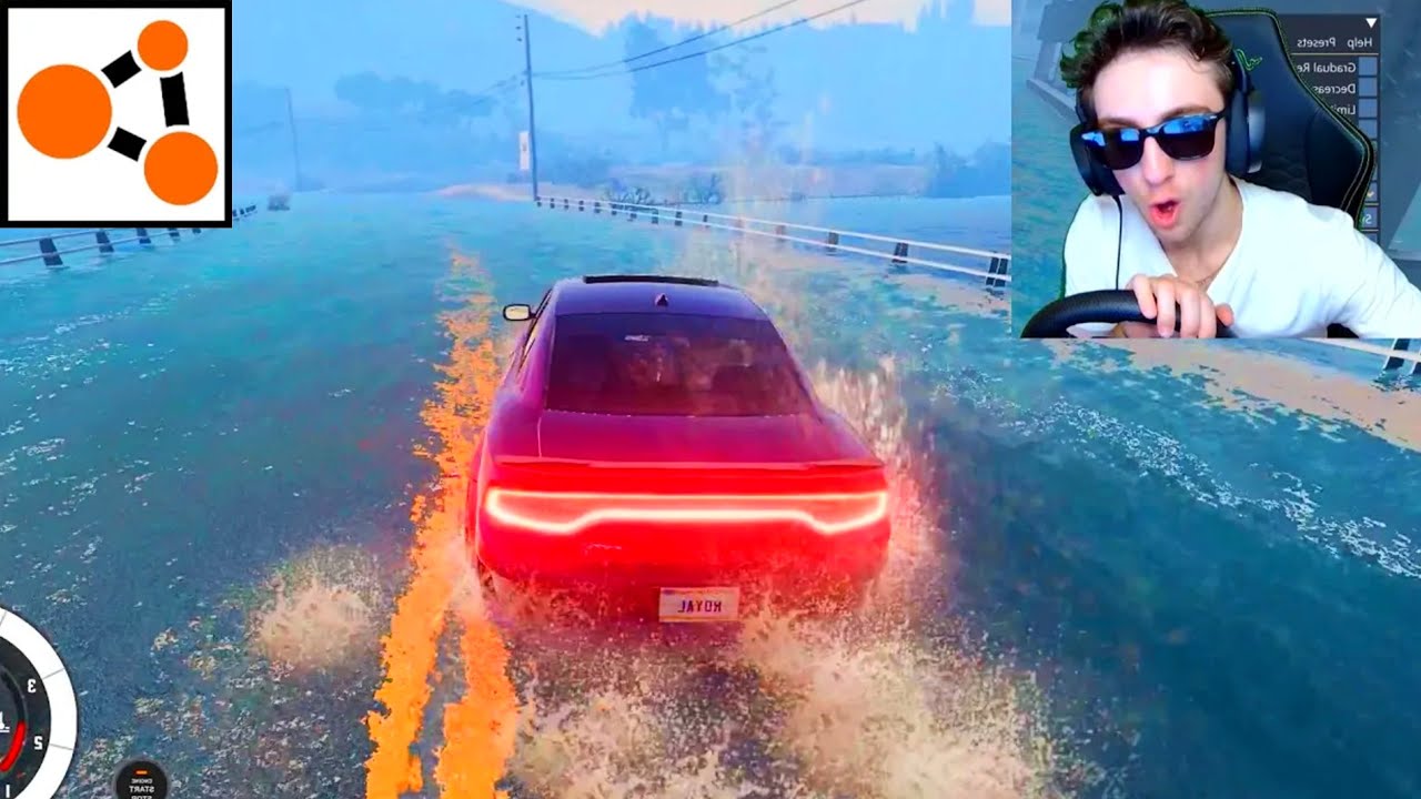 Driving A 1000HP Hellcat Through A Crazy Flood In BeamNG.Drive! - YouTube