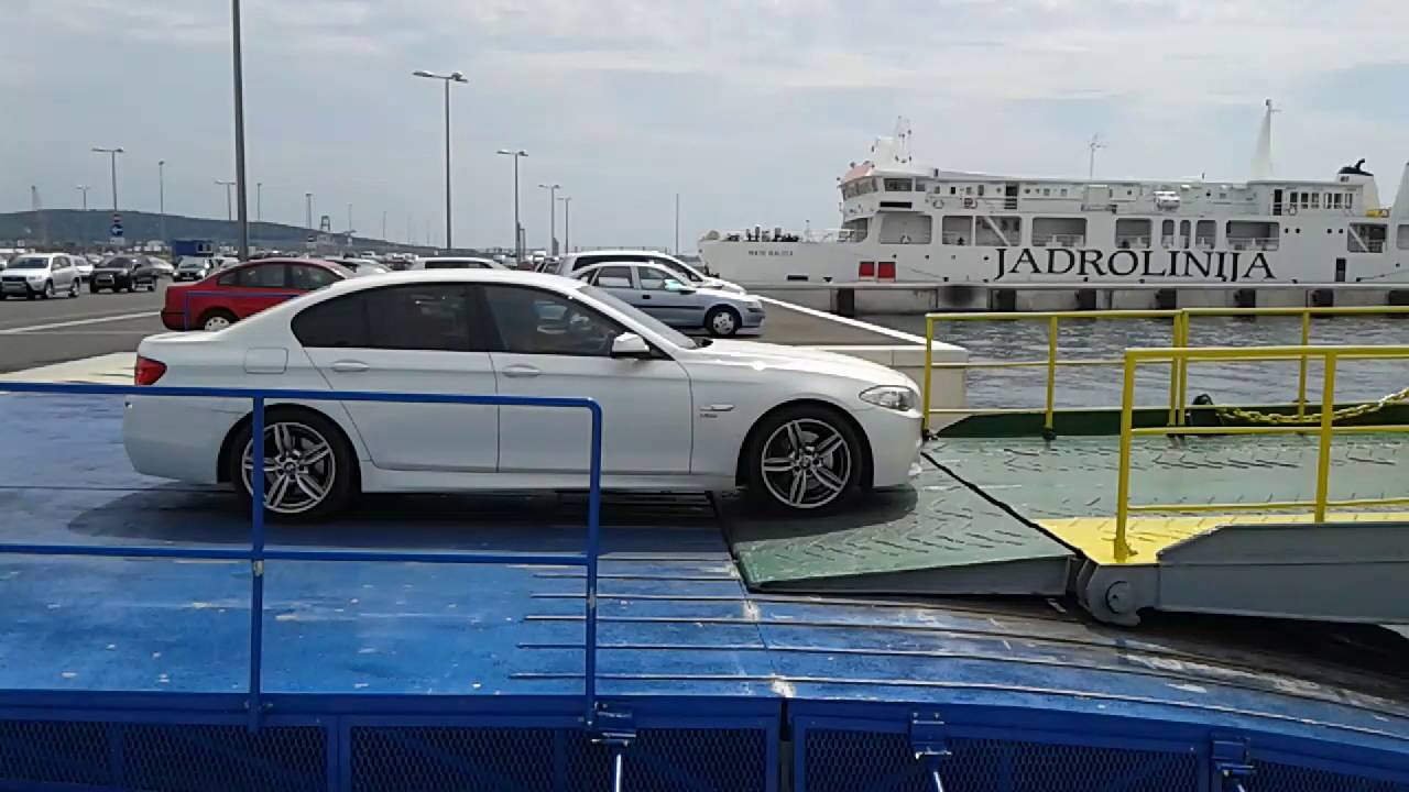 Loading & departure of ferry VLADIMIR NAZOR in Zadar 21.8.2016. - YouTube