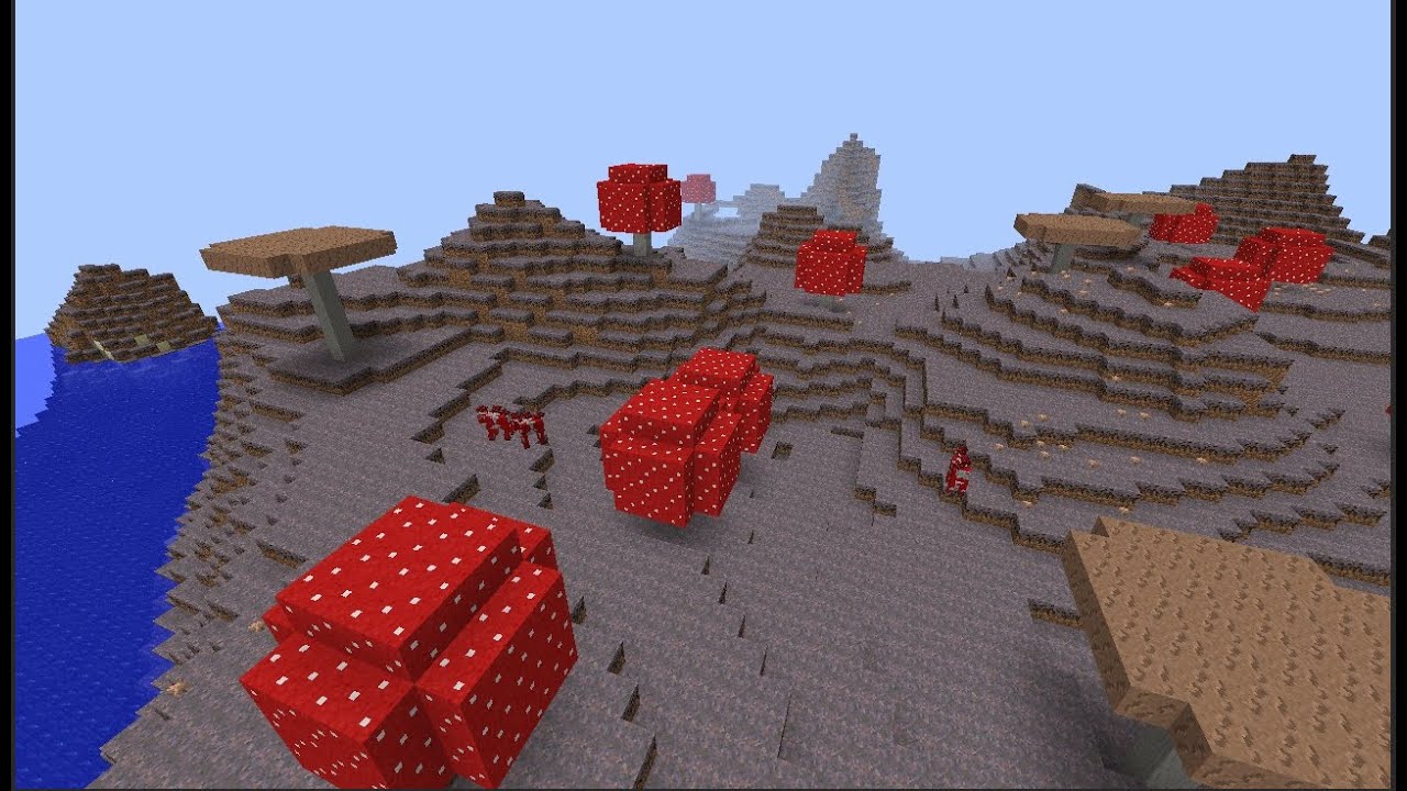 How to build a mushroom biome base - YouTube