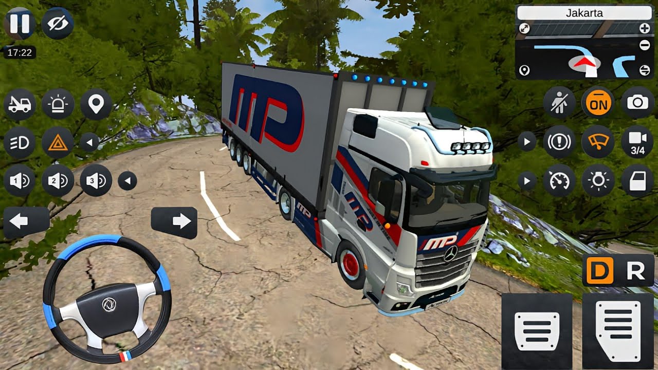 Wow Game Mobil Truk Container Oleng Driving Wala Bussid Mobil Simulator ...