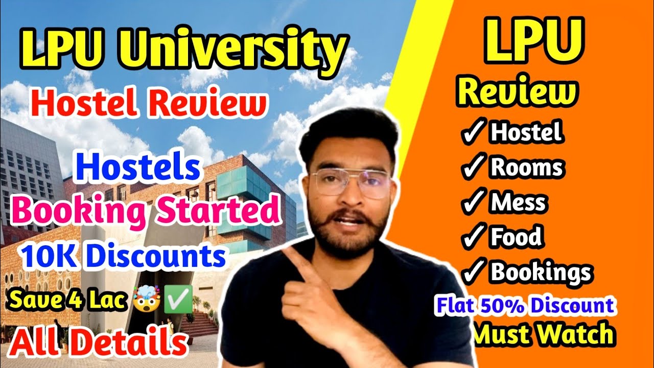 LPU Hostel Facilities 2023 | LPU Hostel Tour | LPU Hostels Booking ...