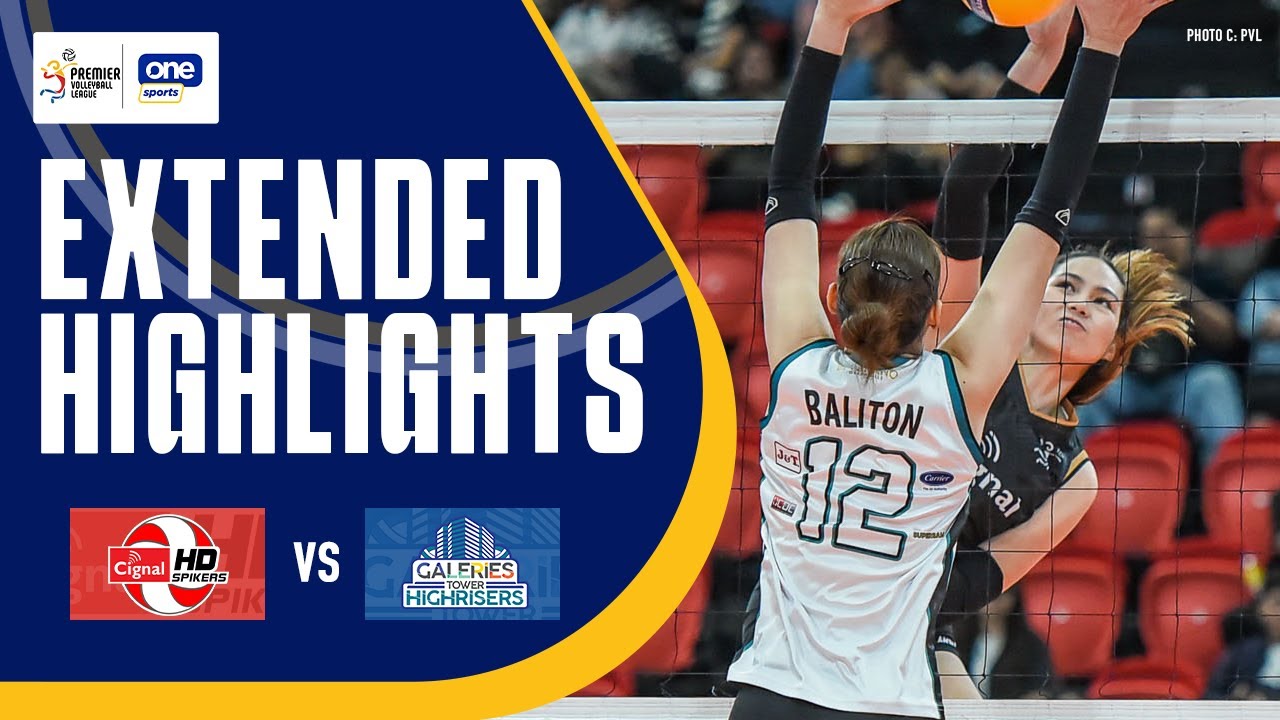 CIGNAL vs. GALERIES TOWER | EXTENDED HIGHLIGHTS | 2024-25 PVL ALL ...