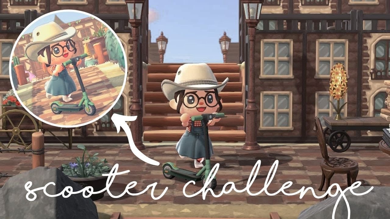 THE SCOOTER / BICYCLE CHALLENGE | ANIMAL CROSSING NEW HORIZONS EDITION ...