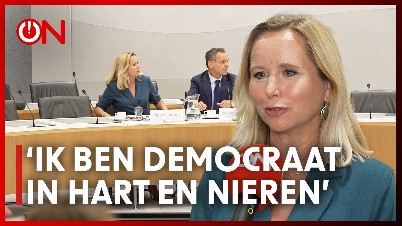 Beoogd minister Reinette Klever reageert op linkse, valse aantijgingen ...