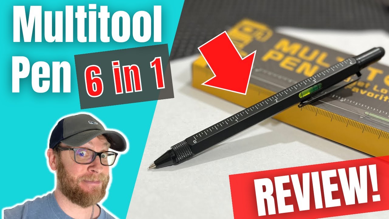 6 In 1 Multitool Pen Review | Unboxing & Overview Of This Nifty Little ...