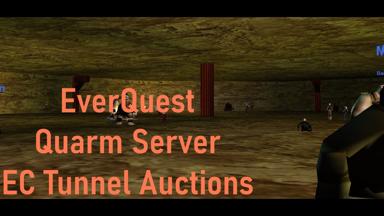 EverQuest -- Quarm -- EC Tunnel Auction Chat - YouTube