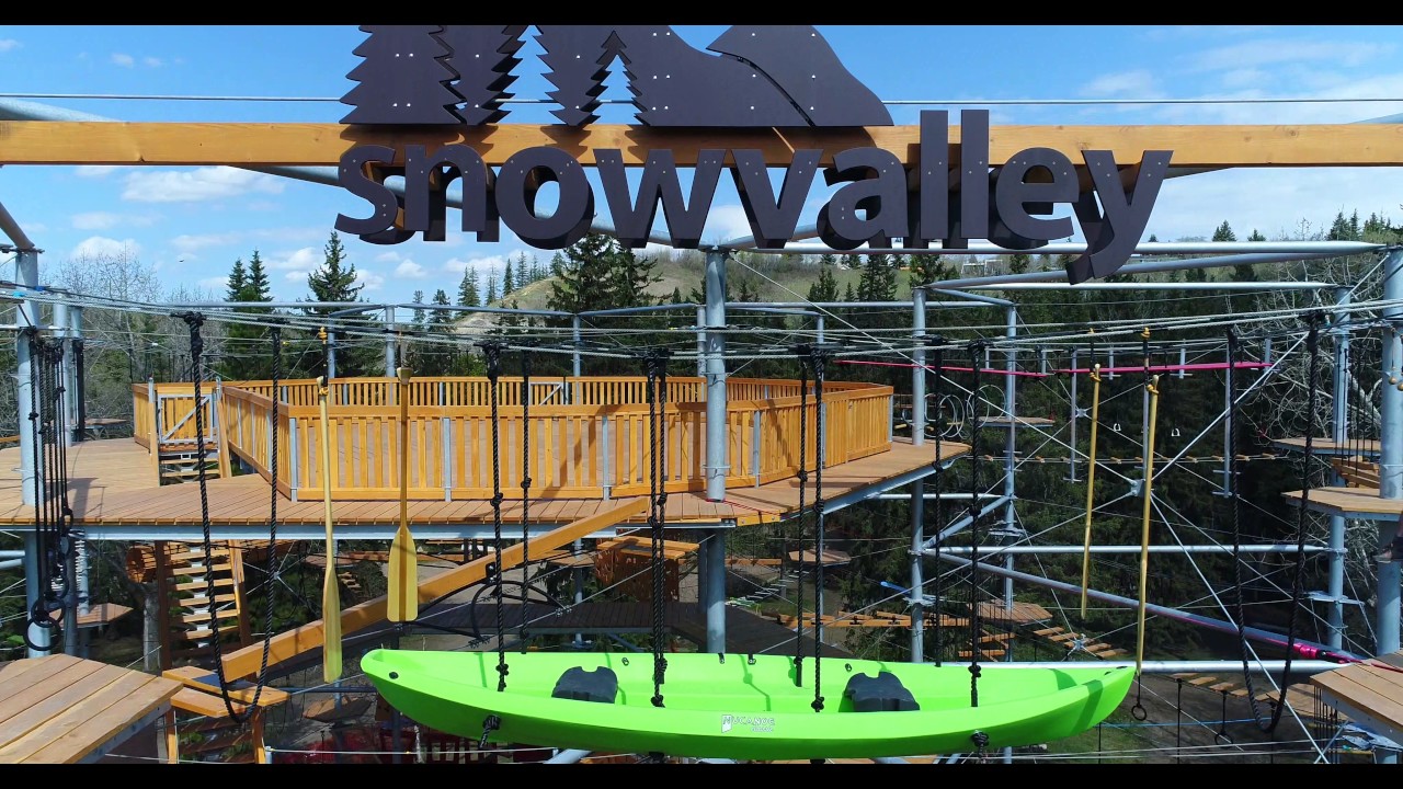 Snow Valley Aerial Park - YouTube