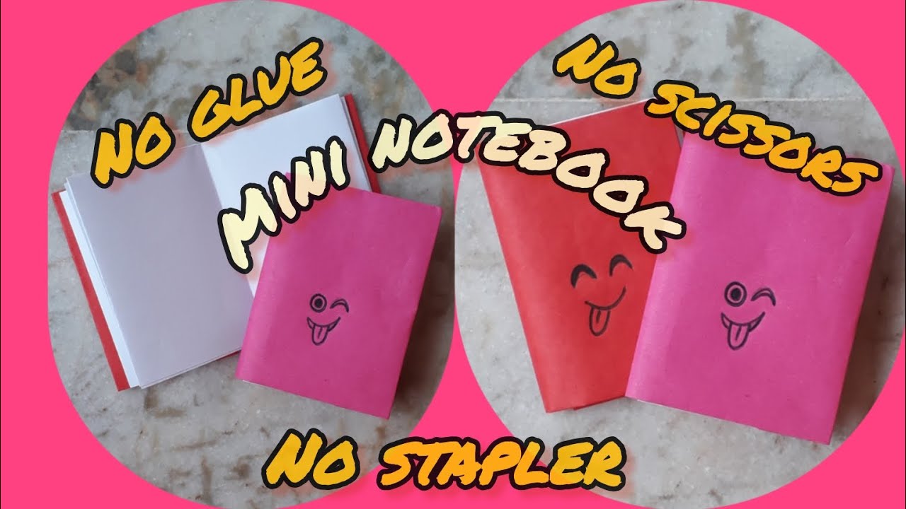 DIY Mini Origami Notebook One sheet of Paper |Paper Craft Notebook|No ...