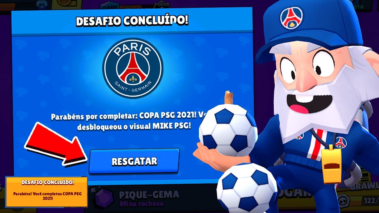 TIVE QUE APELAR! GANHEI O NOVO DESAFIO DO DYNAMIKE PSG JOGANDO COM ...