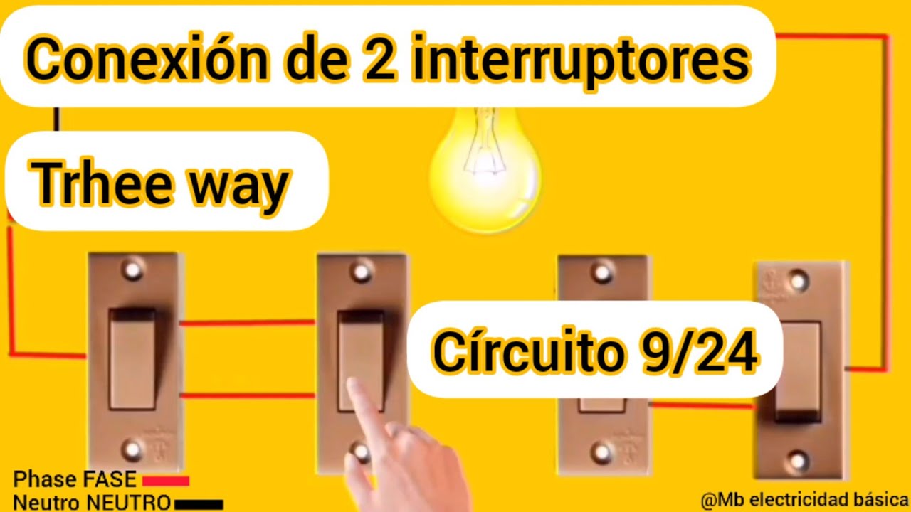 Cómo encender y apagar una lámpara desde cuatro lugares diferentes ...