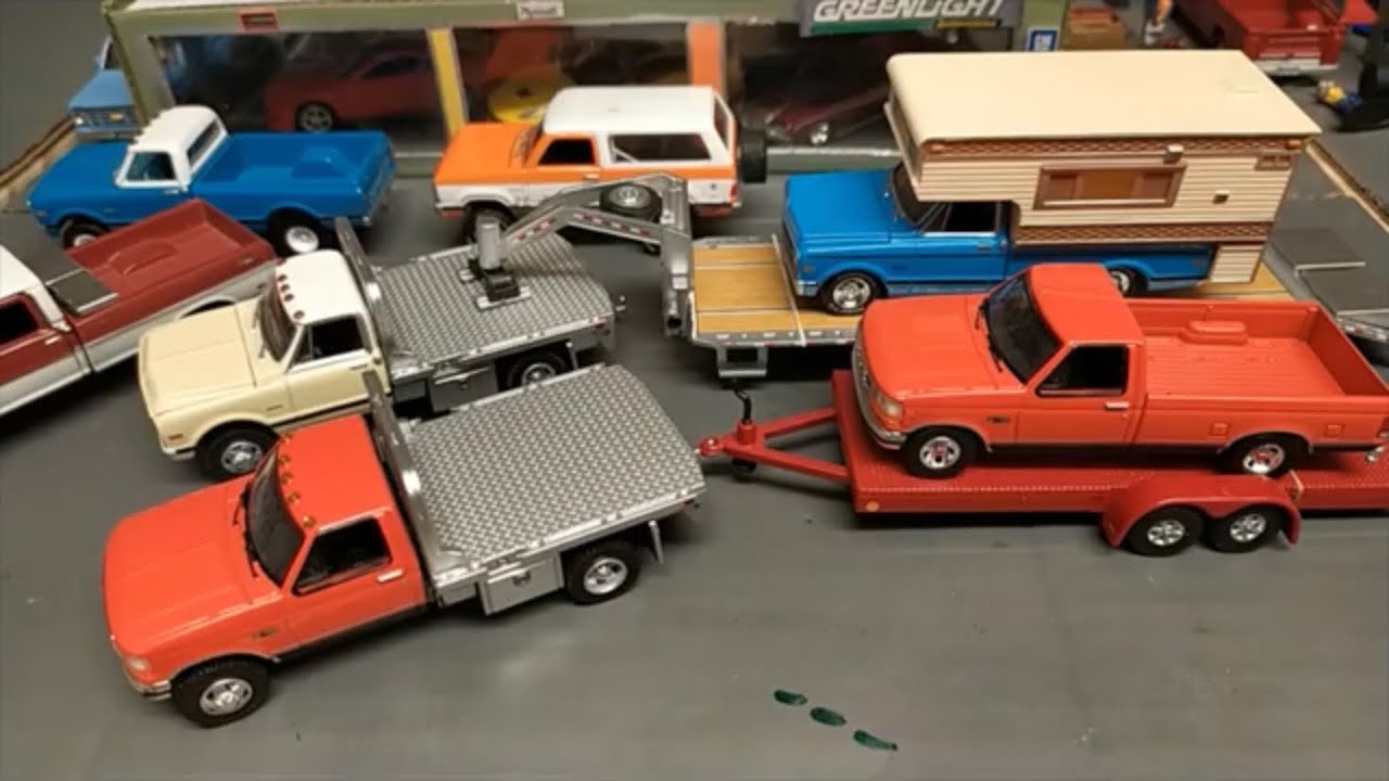 Custom 164 Trucks Hot Wheels Greenlight M2 Dually - YouTube