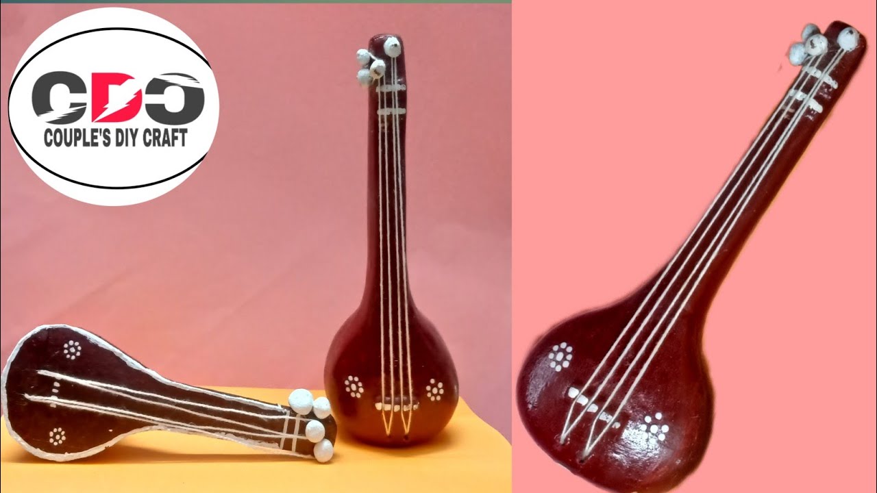 Miniature Veena Making | How To Make | Indian Musical Instruments ...