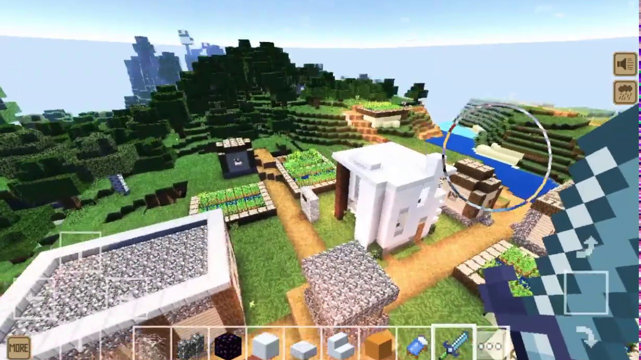 Moje pierwsze miasto na moim pierwszy minecraft - YouTube