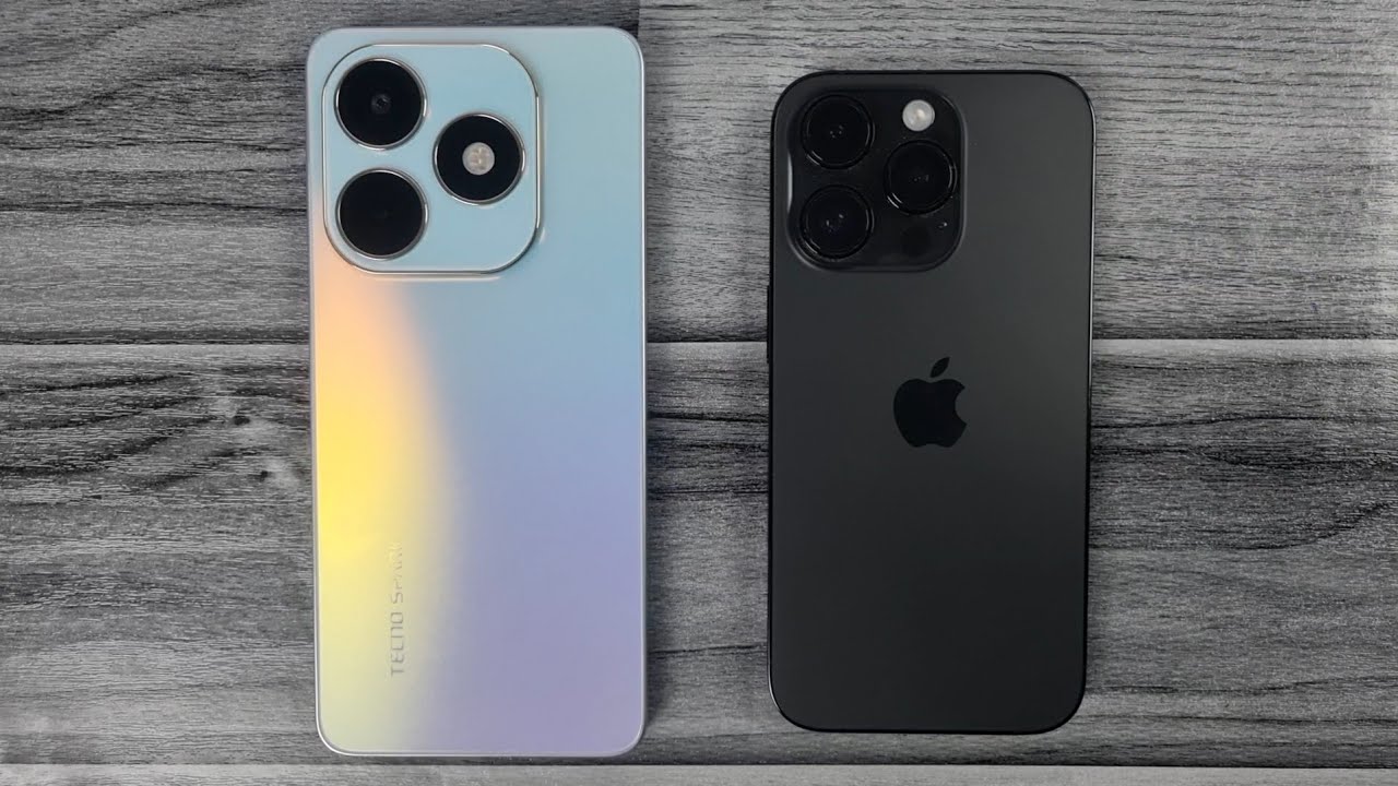 iPhone 14 Pro Vs Tecno Spark 20 - YouTube