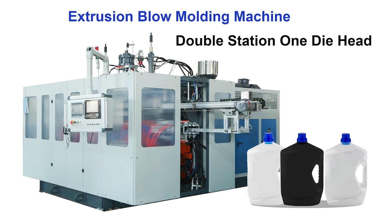 4L Bleaching Agents Bottle Blow Molding Machine - Wanplas Group - YouTube