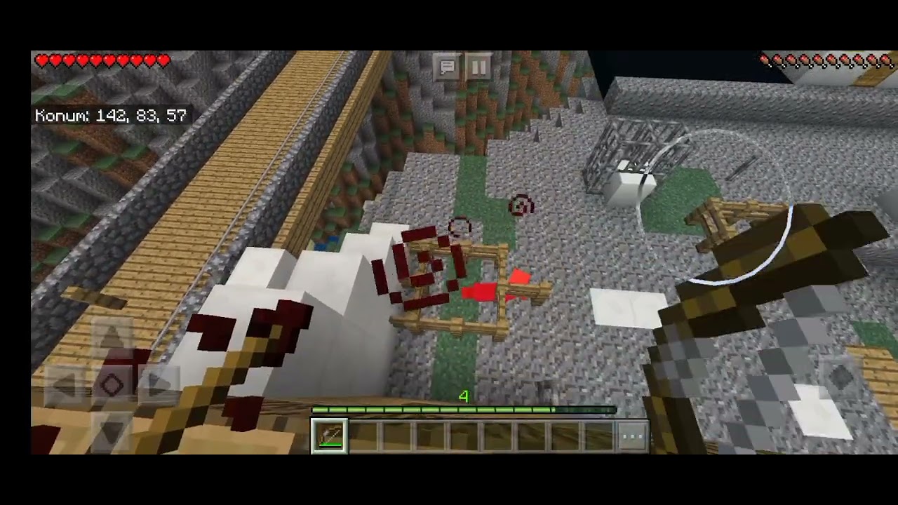 💀 Minecraft'ta Hasar Oku Nasıl Yapılır? 🏹 (60FPS) #Minecraft # ...