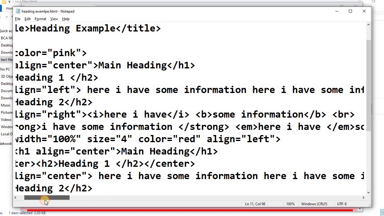 html formating tags - YouTube