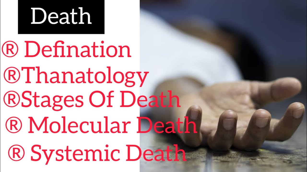 Defination Of Death|Stages of death..complete explanation with notes💓 # ...