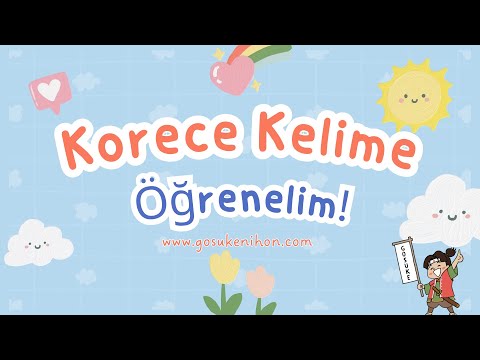 Korece Kelime Öğrenelim 1 (Fiiller)