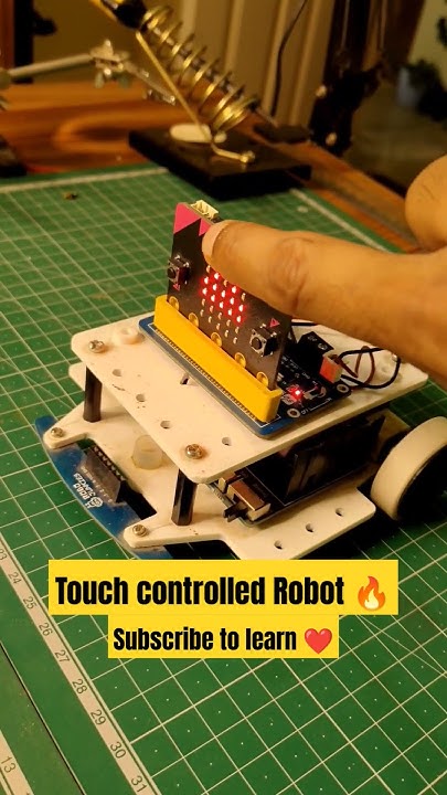 Touch controlled Robot 🔥 | Robot using MicroBit 🔥#robot #shortsfeed #shorts - YouTube