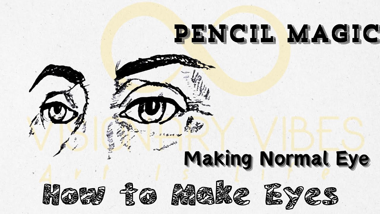 How To Make Eye | Normal Eye | Pencil Magic | #viral #Freehand ...
