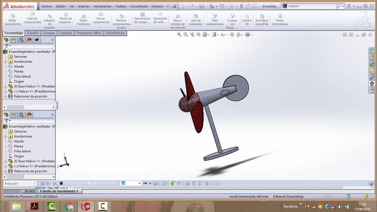 Diseño Base aerogenerador en solidworks-tutorial solidworks - YouTube