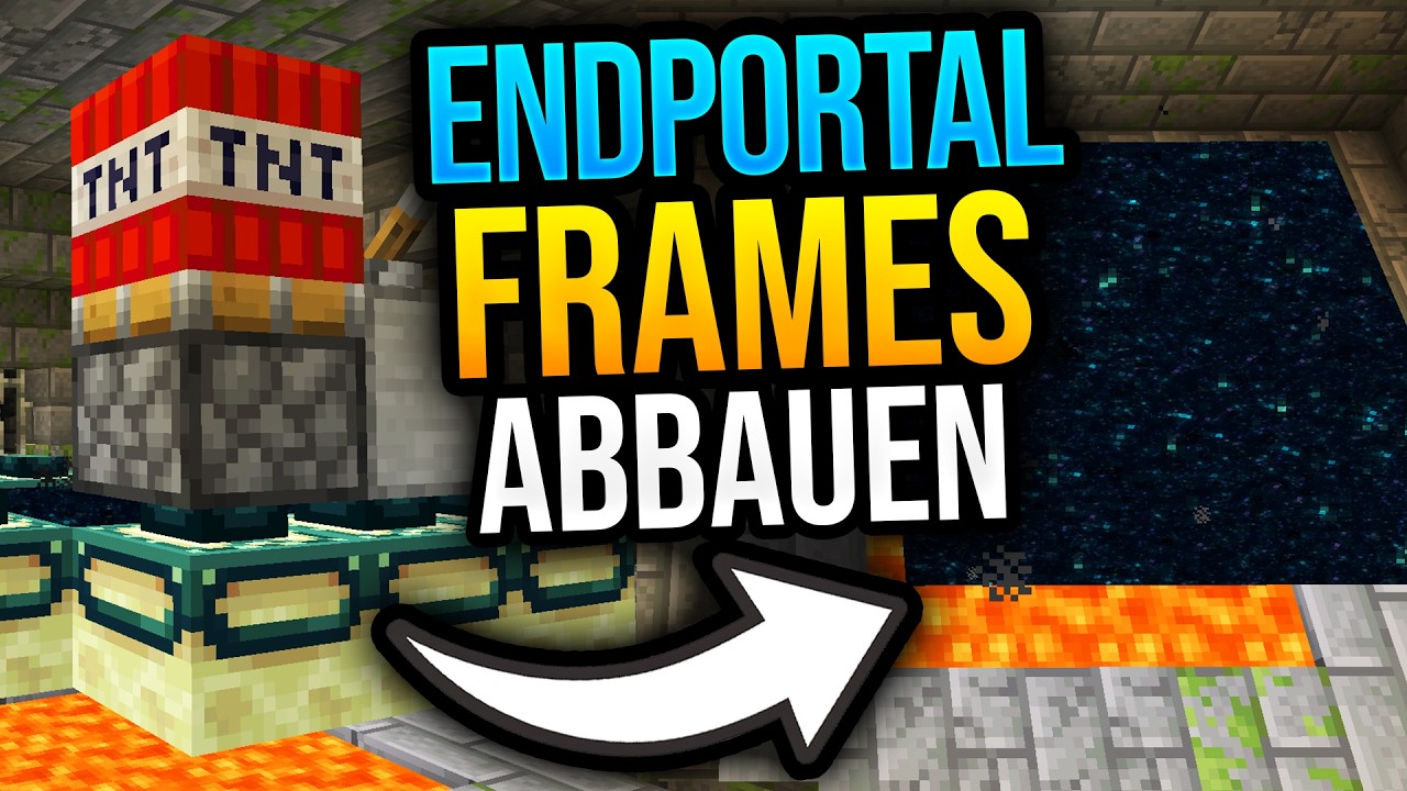 END PORTAL FRAME ABBAUEN (TUTORIAL) Minecraft 1.21.10 - YouTube