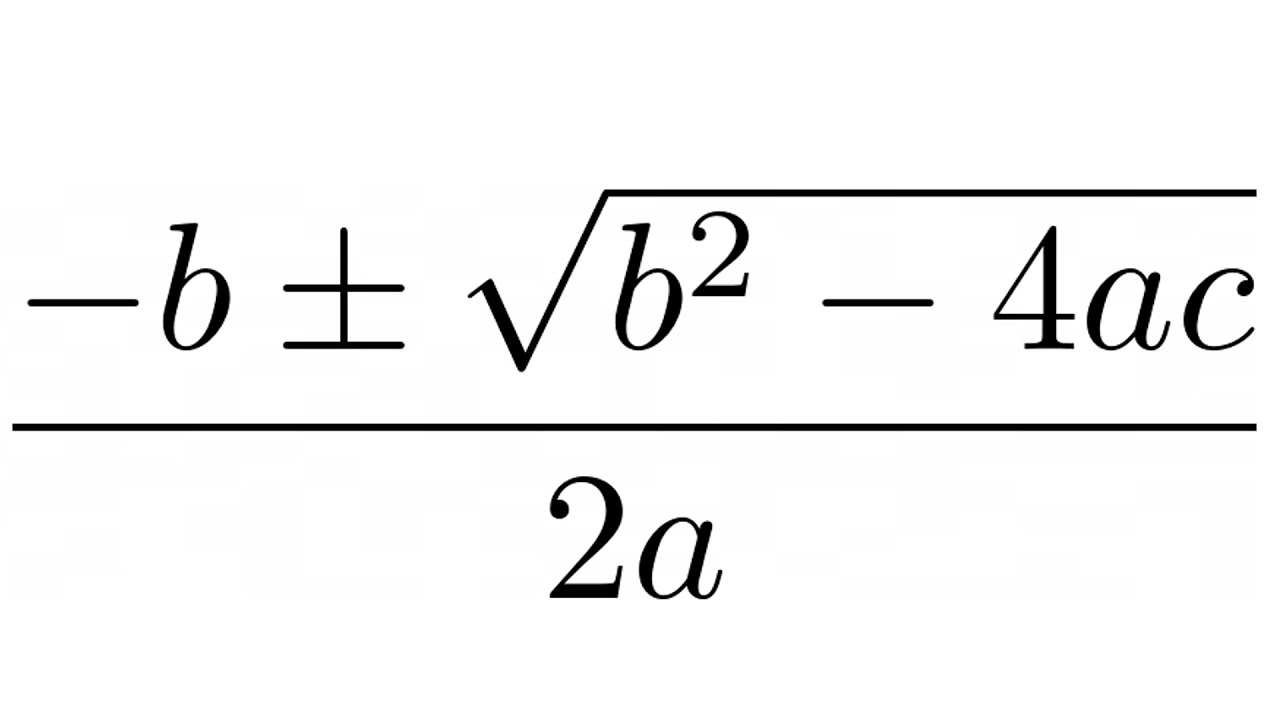 Kuadratik Formülün Kanıtı, 2. Dereceden Denklemlerin Tam Kare Halinde ...