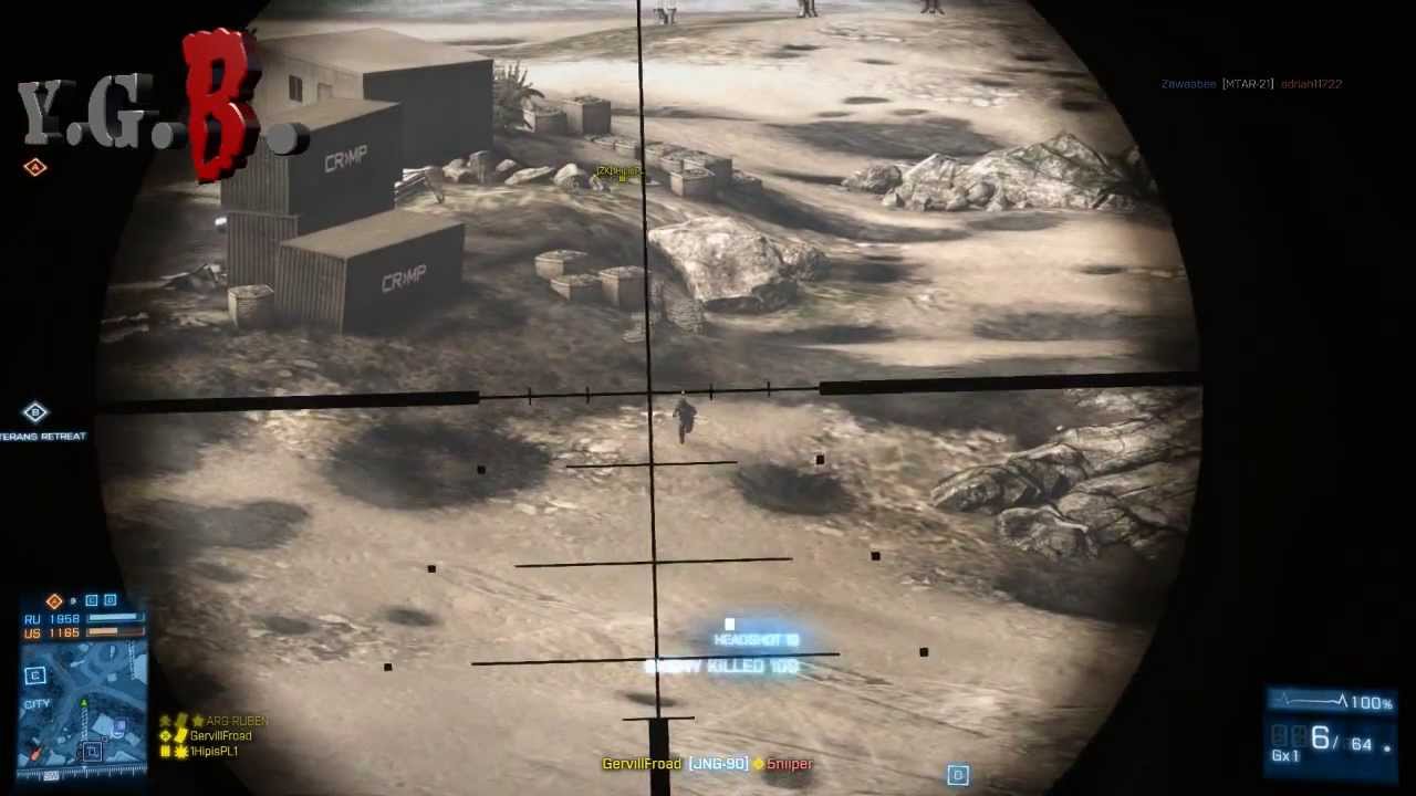 BF3 JNG-90 Counter Sniper - Gulf of Oman - YouTube