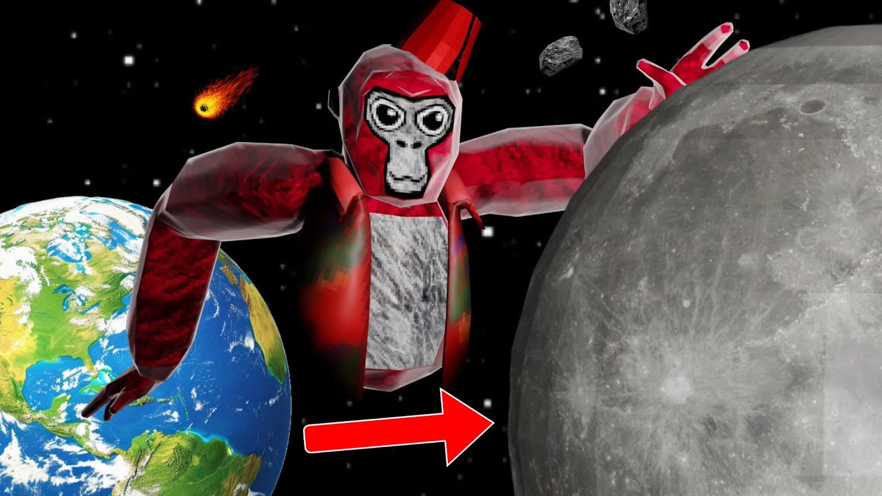 I Climbed The MOON in Gorilla Tag - YouTube