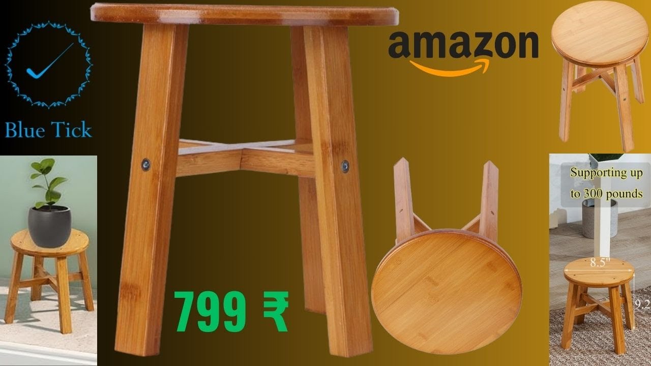 How to Assemble Wooden Stool ? | 799 ₹ on Amazon | Assemble at Home ...