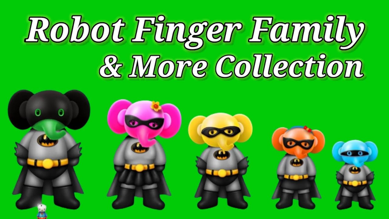 Robot Finger Family & More Collection | Robot Finger Family Songs+Robot ...