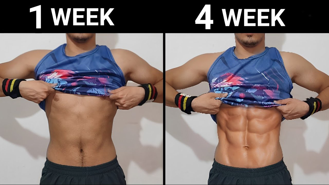 Build a six pack in 4 weeks at home 😱 | the best abs 100% guaranteed 🔥 ...