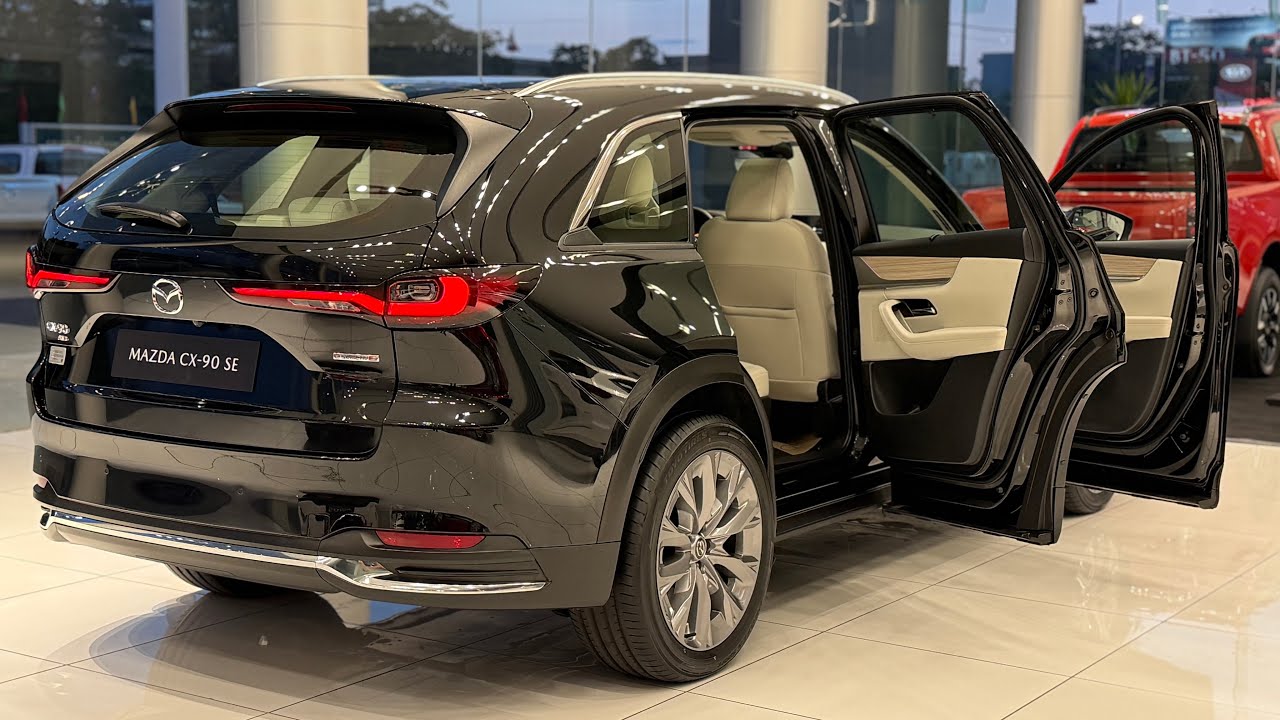 New Mazda CX 90 AWD - Ultra Luxury SUV 7 Seaters | Black Color - YouTube