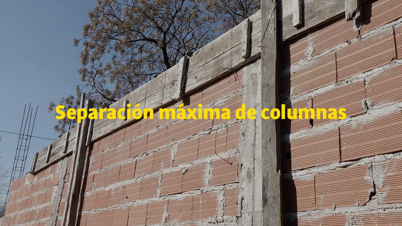 ¿CUÁL ES LA SEPARACIÓN MÁXIMA DE COLUMNAS? | #NivelUnoConstructora ...