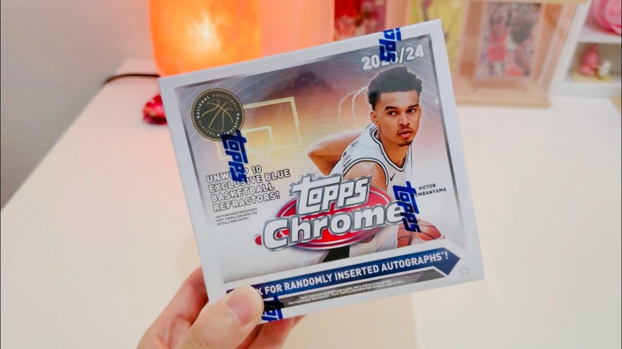 Wemby auto?! 新人簽名卡入手？！Unboxing Topps chrome monster box #sportscards #開 ...