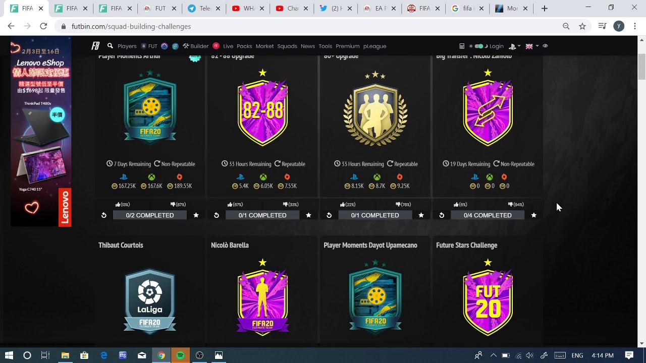 FIFA FRY ( TOTW , MOMENT ICON , FS2) 13/2/2020 - YouTube