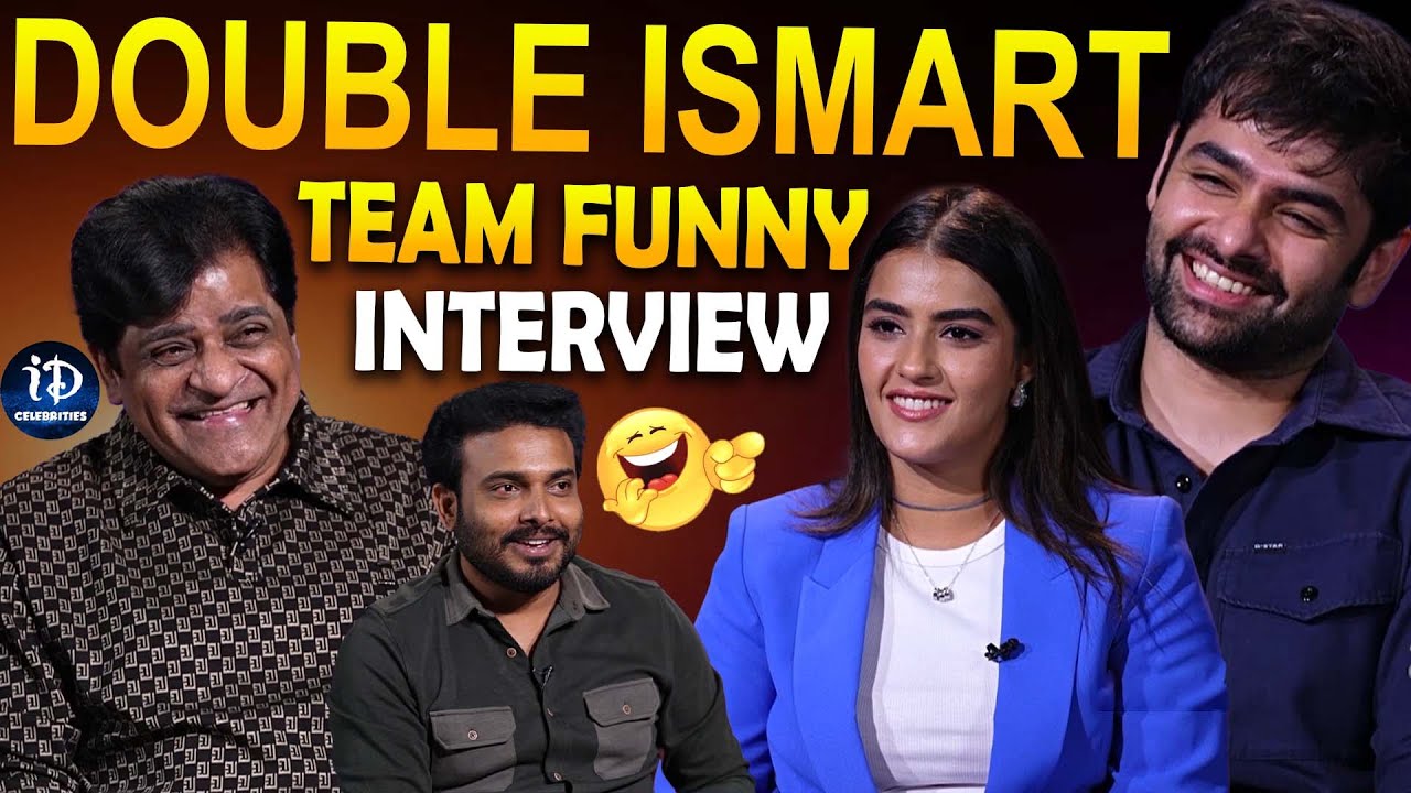 Double Ismart Team Funny Interview | Double Ismart | Ram Pothineni and ...