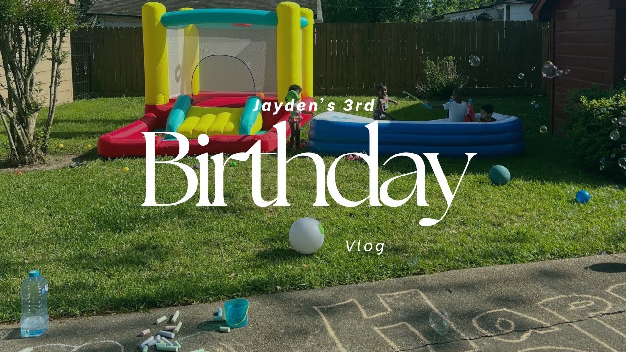 Jayden’s 3rd Birthday Party | Weekly Vlog | Shopping | Rants | Opening Gifts - YouTube