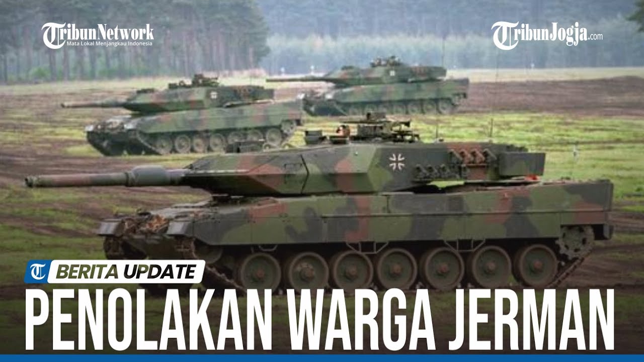 MAYORITAS WARGA JERMAN TOLAK NEGARANYA PASOK SENJATA UNTUK PERANG - YouTube